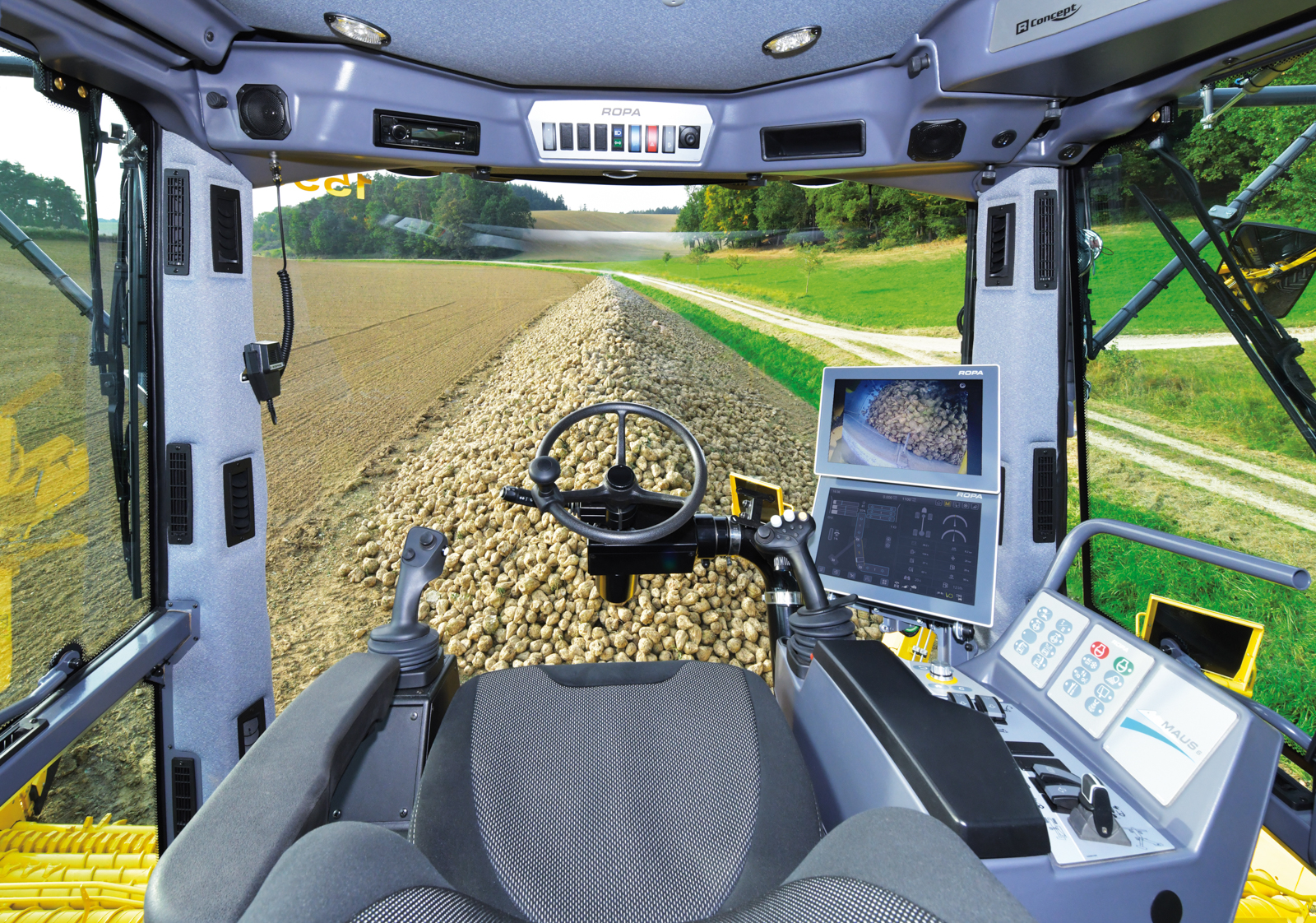 Ropa Maus 6 met grotere cabine | LandbouwMechanisatie