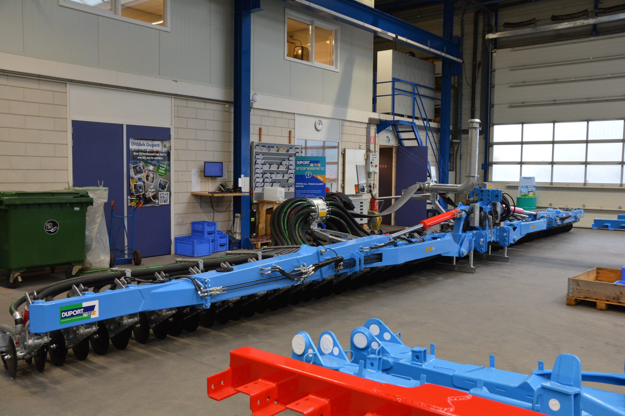 Vijftien meter bemester van Duport | LandbouwMechanisatie