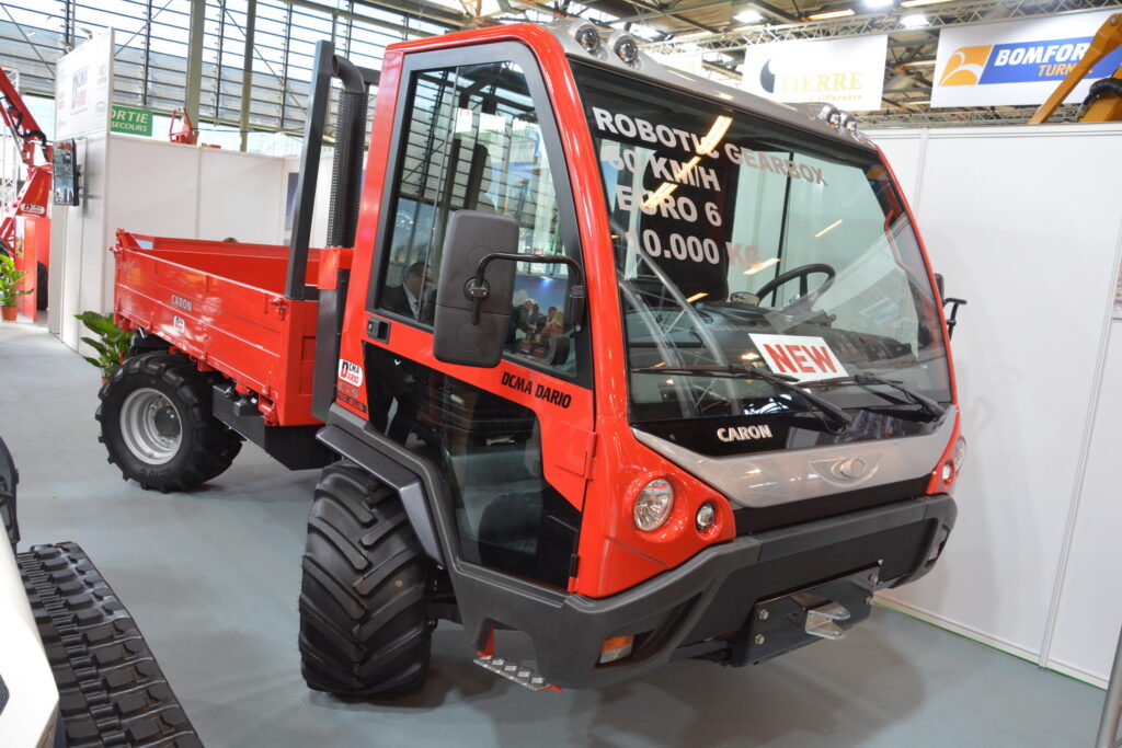 Sima 2019: Nieuwe Caron transporter | Tuin en Park Techniek